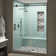 Aston Coraline XL 68" W x 80" H Single Sliding Frameless Shower Door | Wayfair